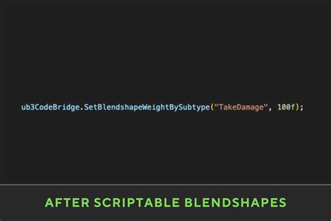 scriptable blendshapes the new industry standard [just released] community showcases unity