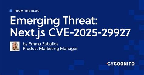 Nextjs Cve Cybersecurity Appsec Cyberthreat Emergingthreat