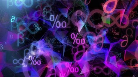 Mathematical Symbols Floating Against Plexus Networks Stock Video Video Of Connect