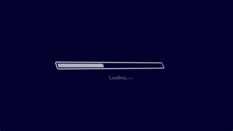Loading Progress Bar Moving Simple Loading Bar Screen Progress Animation Installation Loading