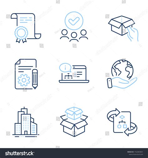 Packing Boxes Hold Box Technical Algorithm Stock Vector Royalty Free