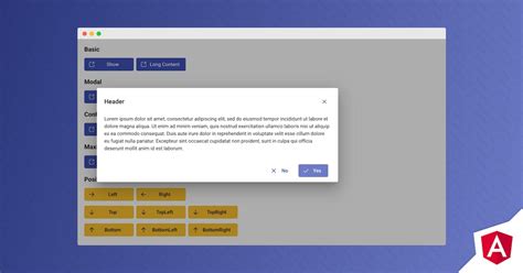 Angular Dialog