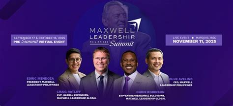 Transformative Leadership Journey Maxwell Leadership Comes To Philippine Shores Good News Manila