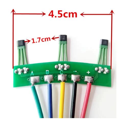 Jual Es Motor Hall Sensor With Board Cable 3144 3413 Hall Part Ebike
