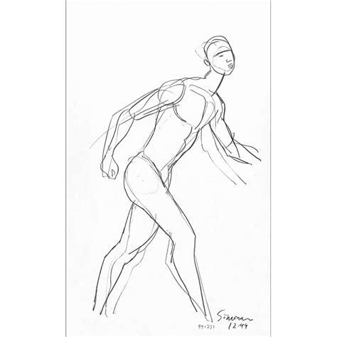 Striding Figure The Art Of Douglas Simonson
