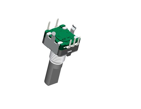 Vertical Digital Incremental Rotary Encoder With Push Switch 05mm Travel