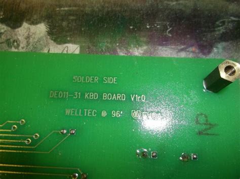 Welltec Fms1000 Injection Molding Controller Operator Interface Panel