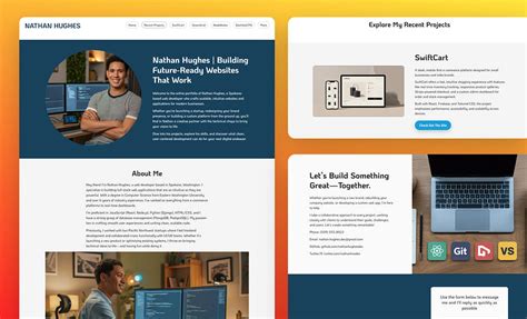 Web Developer Portfolio Portfolio Website Template