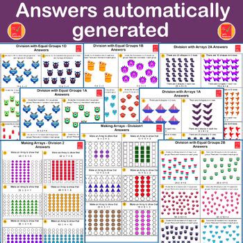 Introducing Division With Arrays And Groups 3rd Grade By Jeff S Notebooks