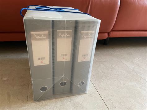 4 Pcs Of A4 Size 3” Ring Folder Popular Brand Hobbies And Toys