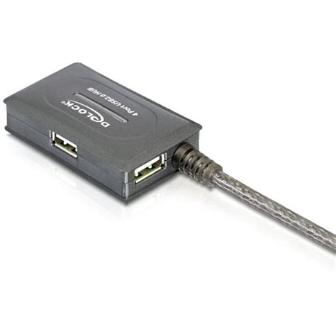 Kabel Usb Verl Ngerung Hub Aktiv M This Usb Extension Cable By Delock Can Be Connected