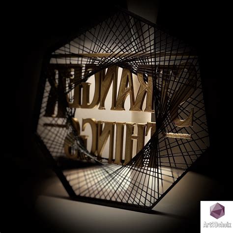 🎨 Stranger Things String Art 3d Optical Illusion By Art3dchoix・free Stl File For ・cults