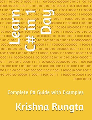 Learn C In 1 Day Complete C Guide With Examples Rungta Krishna Books