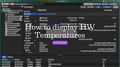 Hw Temps In Proxmox Toricorn Tech