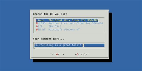 Github Polijansourcedialog Easily Create Tui Forms With Pure Bash