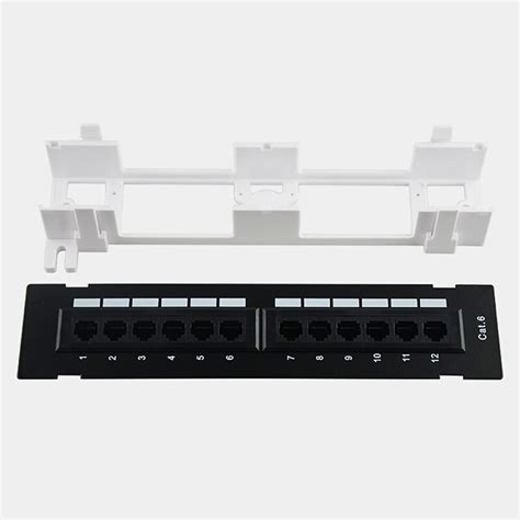 Network 12 Port Cat6 Patch Panel Rj45 Networking W Vicedeal