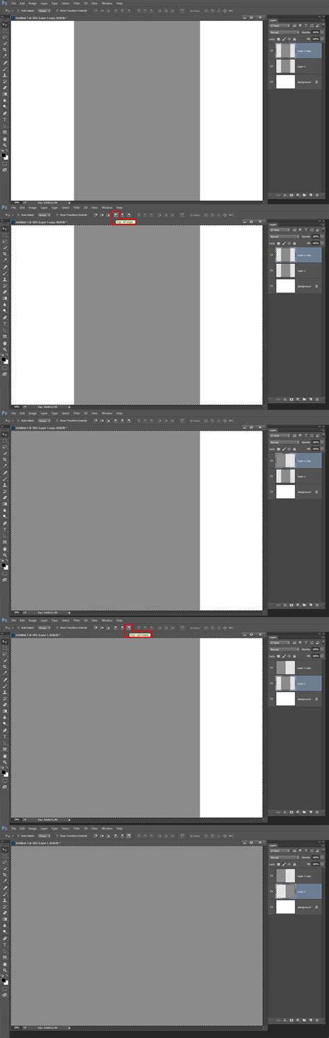 solved selecting multiple layers and aligning them via a adobe