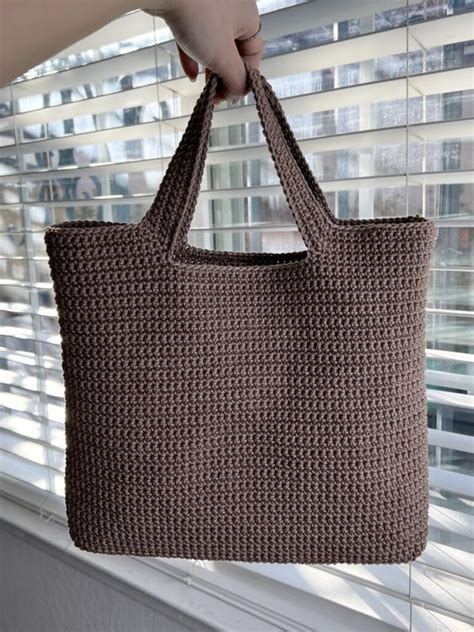 Simple Crochet Tote Bag Artofit