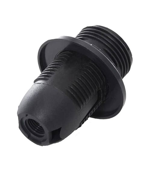 Black Threaded Lamp Holder At Susan Guthrie Blog