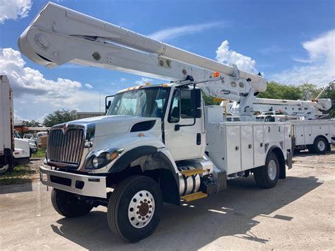 International 7300 Boom Bucket Truck Caa Heavy Equipment