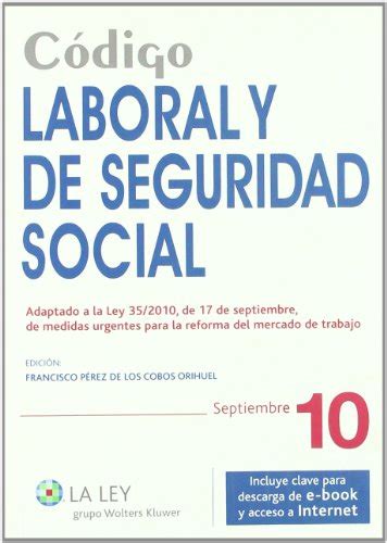 Coracifty Código Laboral Y De Seguridad Social 2010 Códigos La Ley