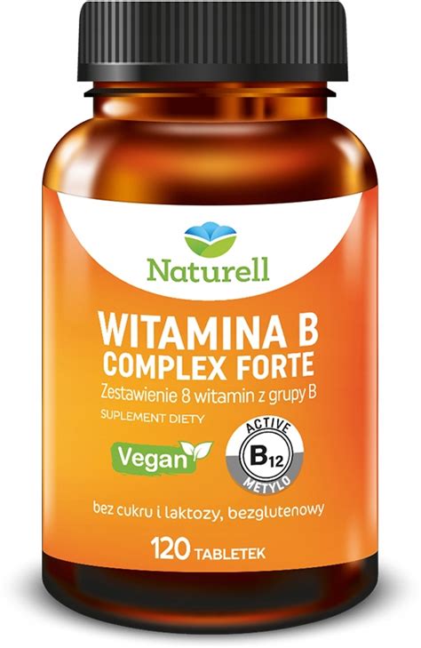 Naturell Witamina B Complex Forte 120 Tabletek 5903031288803 • Cena