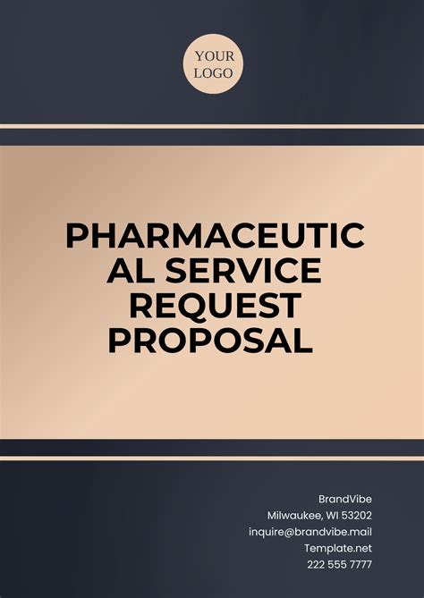 free logistics service request proposal template to edit online