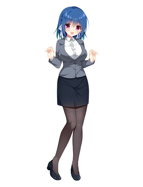 Fuyuichi Monme Highres Official Art Promotional Art 1girl D Black Pantyhose Black Skirt