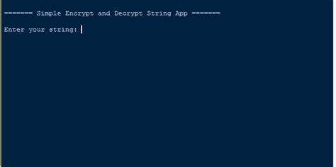 Simple Encrypt And Decrypt String App In Python Free Source Code