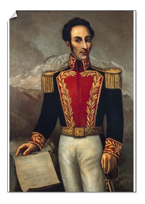 A2 Poster Simon Jose Antonio Bolivar 1783 1830 General And Simon