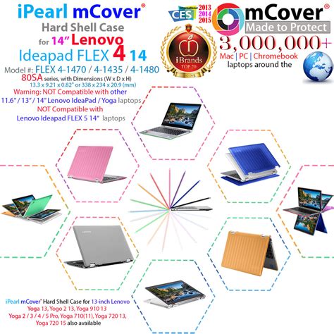 Ipearl Mcover Hard Shell Case For Inch Lenovo Ideapad Flex Series