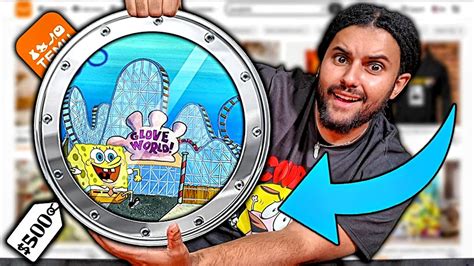 I Bought Every Spongebob Item On Temu To See Whats Worth It Youtube