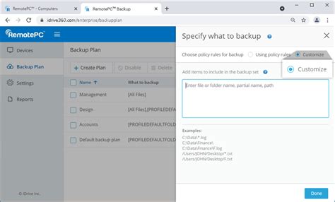 RemotePC Remote Desktop FAQs On Remote Backup