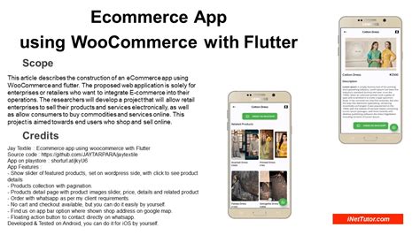 Ecommerce App Using Woocommerce With Flutter