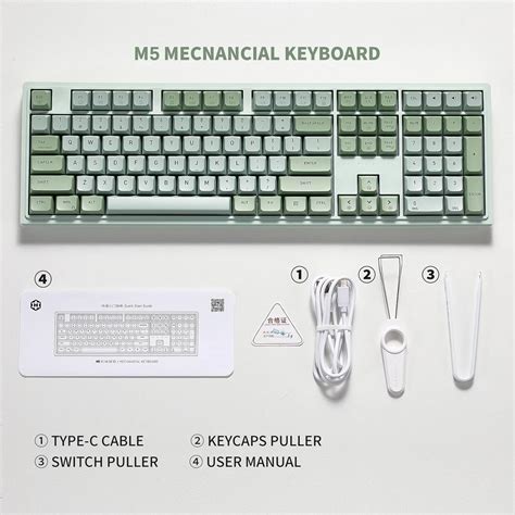 Full Size Hot Swappable Mechanical Keyboard Wired Pc Gaming Keyboard Ergonomic Design For