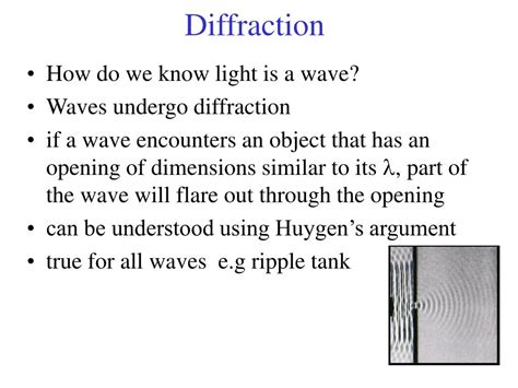 PPT Diffraction PowerPoint Presentation Free Download ID 5060836