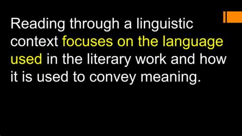 Linguistic Context Pptx Poetry Books And Literature