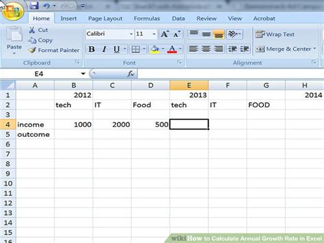 How To Calculate Annual Growth Rate In Excel 7 Steps