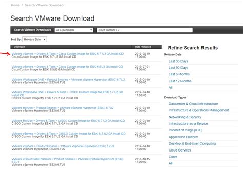 Solved Cisco Custom Iso For Esxi 67 U3 Install Cd Cisco Community