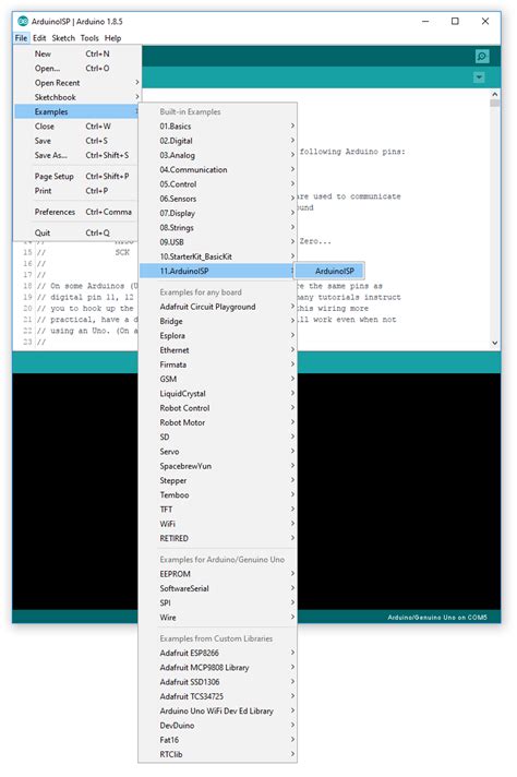 Burn The Bootloader Devduino