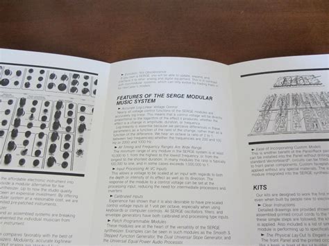 Matrixsynth Serge Modular Music Systems Analog Synth Panel Specifications Print Ad Brochure