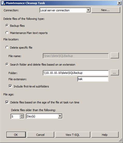 mssql database backup auf synology ds unblog tutorials