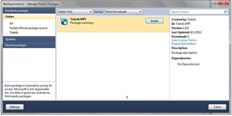 NuGet Or Not For Telerik