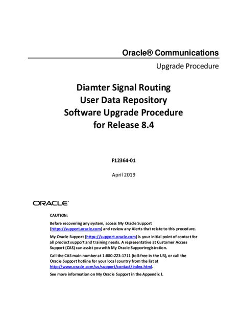 Fillable Online My Oracle Support Registration Frequently Asked