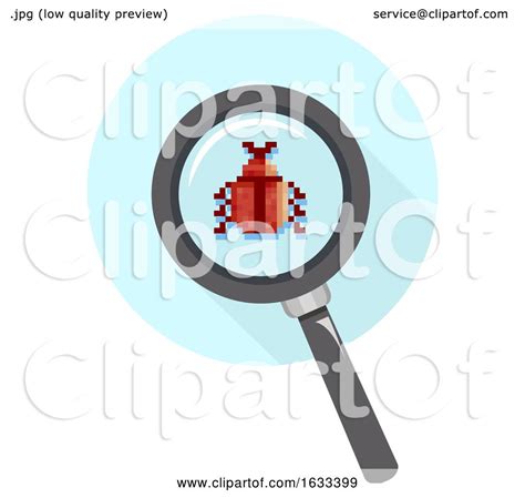 Icon Magnifying Glass Program Bug Debug By BNP Design Studio