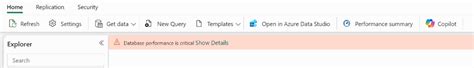 sql database のパフォーマンス ダッシュボード microsoft fabric microsoft learn
