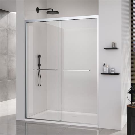 Lovmor 56 60 72 Inch Frame Double Sliding Soft Close Shower Doors