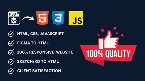 Create A Pixel Perfect Website Using Html Css Javascript By