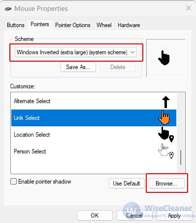How To Change The Mouse Pointer On Windows