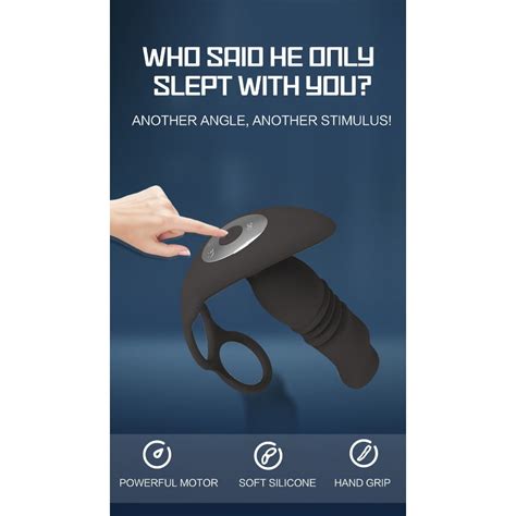 Vader Men With Prostate Massager Telescopic Vibration App Wireless